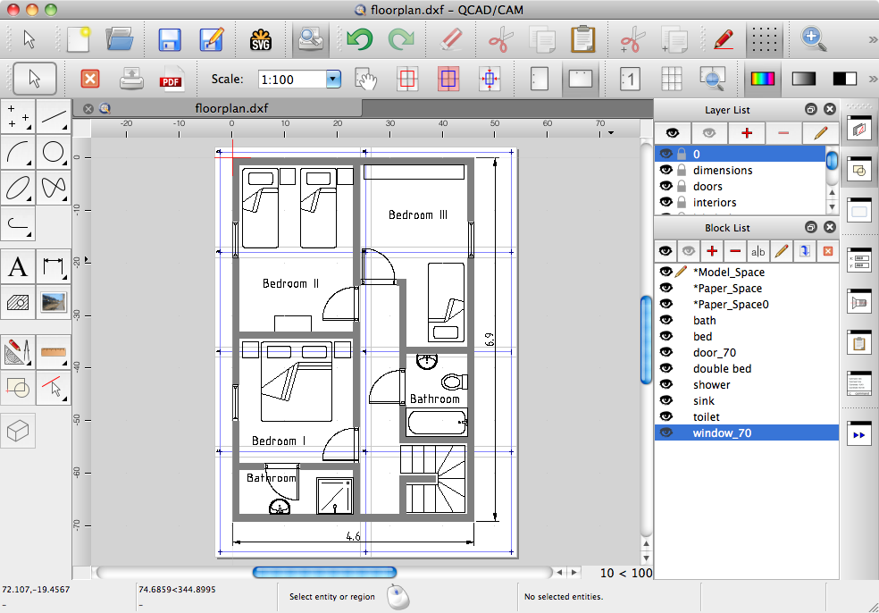 QCAD - QCAD 3 Release - Drucken auf mehreren Seiten